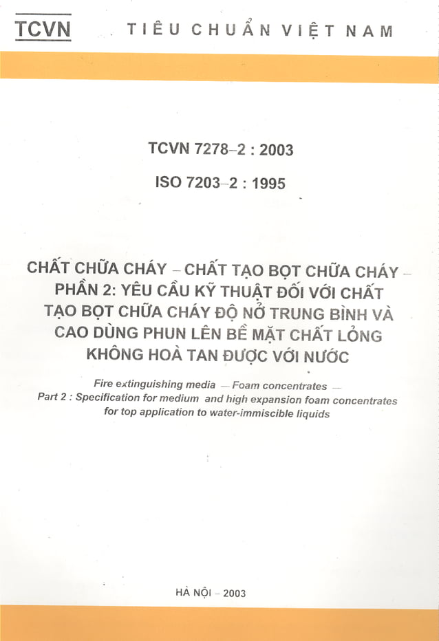 Tcvn 7278 2 2003 chat chua chay chat tao bot chua chay | PDF