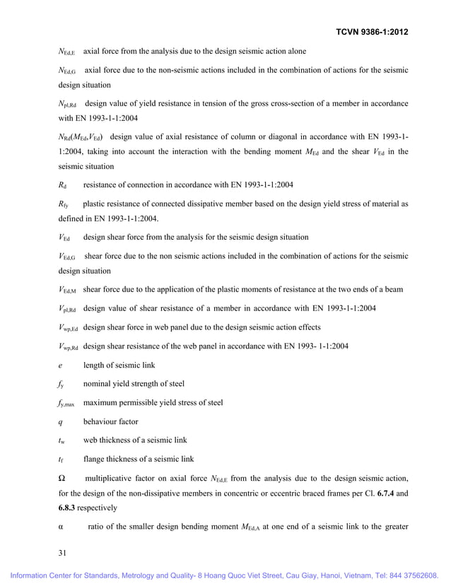 TCVN 9386-1-2012 Design of structures for earthquake resistances-Part 1. General rules, seismic ...