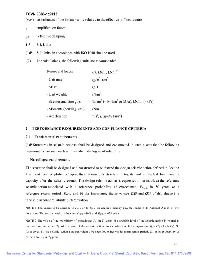 TCVN 9386-1-2012 Design of structures for earthquake resistances-Part 1. General rules, seismic ...