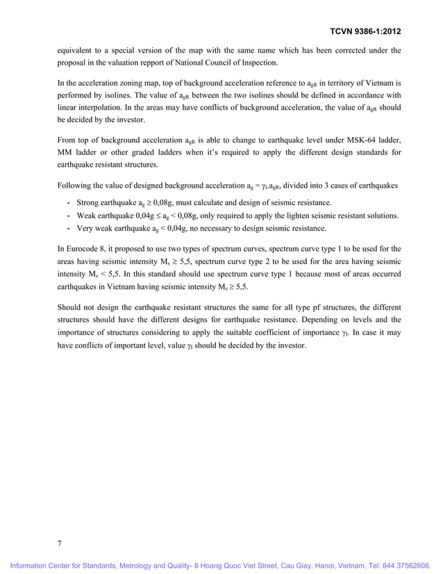 TCVN 9386-1-2012 Design of structures for earthquake resistances-Part 1. General rules, seismic ...