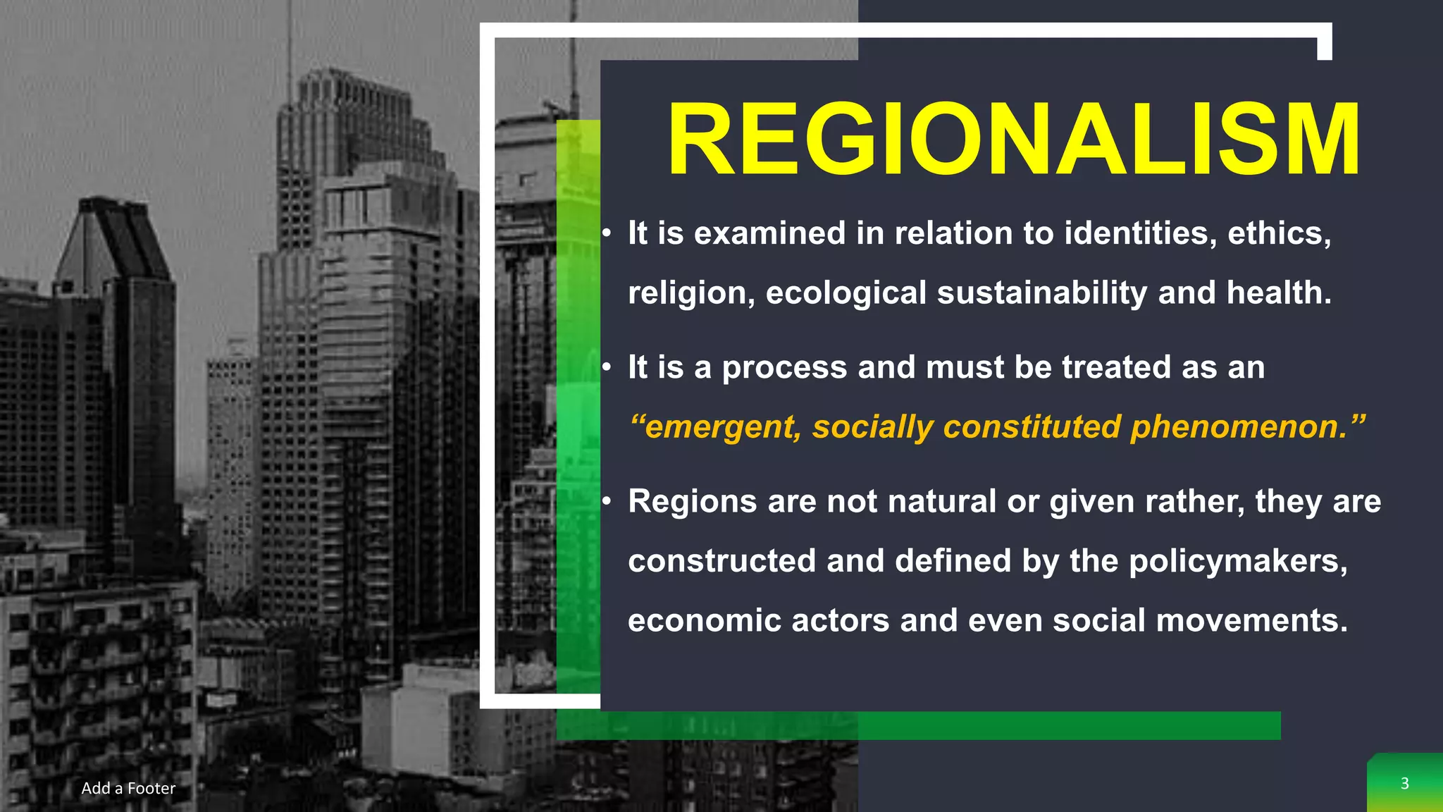 A World of Regions - The Contemporary World | PPTX