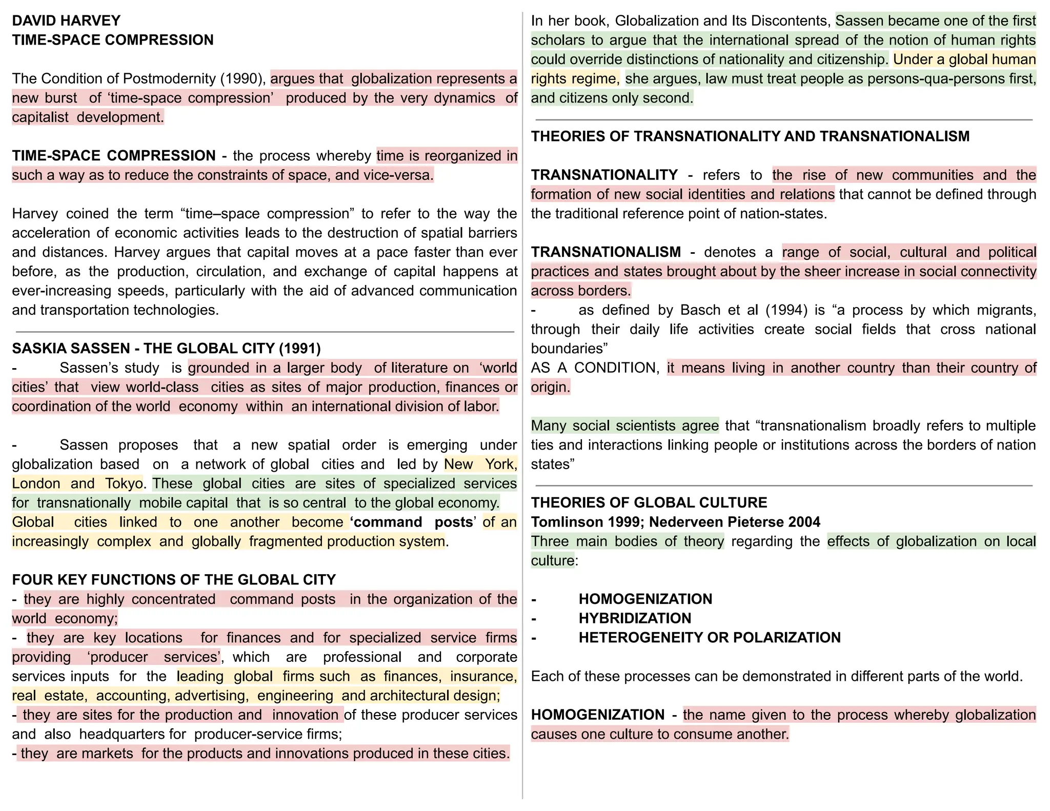 The Contemporary World Reviewer for 1st semester | PDF