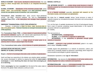 The Contemporary World Reviewer for 1st semester | PDF