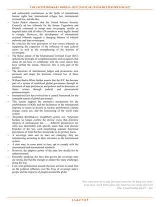 THE CONTEMPORARY WORLD PRELIM REVIEWER . | PDF