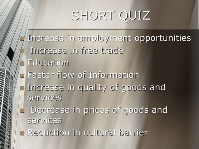 Tcw l1.1 introduction to globalization | PPTX | Business | Business and Finance