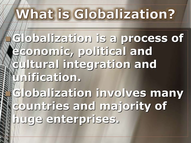 Tcw l1.1 introduction to globalization | PPTX | Business | Business and Finance