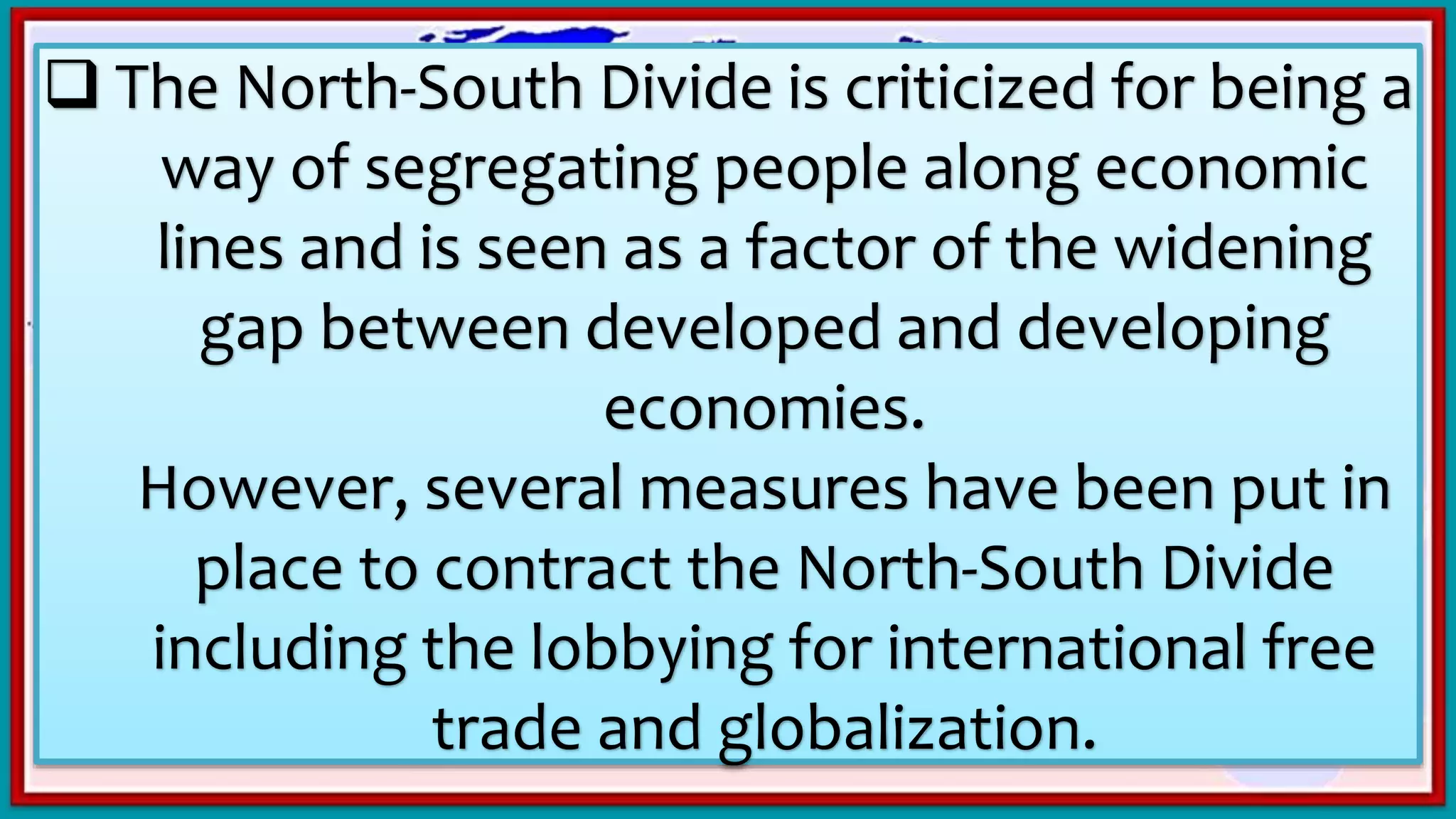 global divides | PPTX