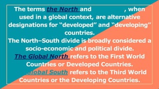 global divides | PPTX