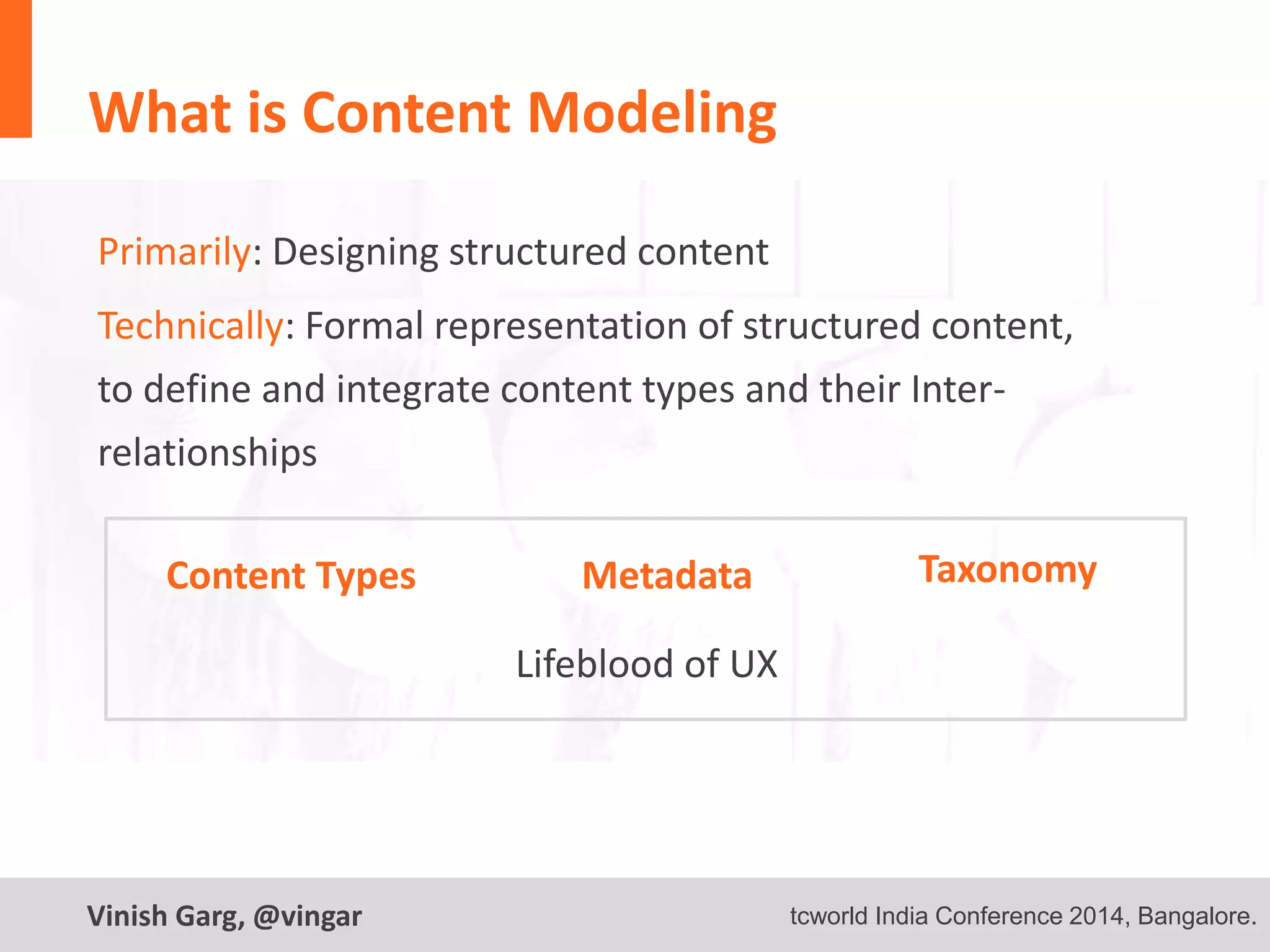Content Modeling: What, Why, and How | PPTX