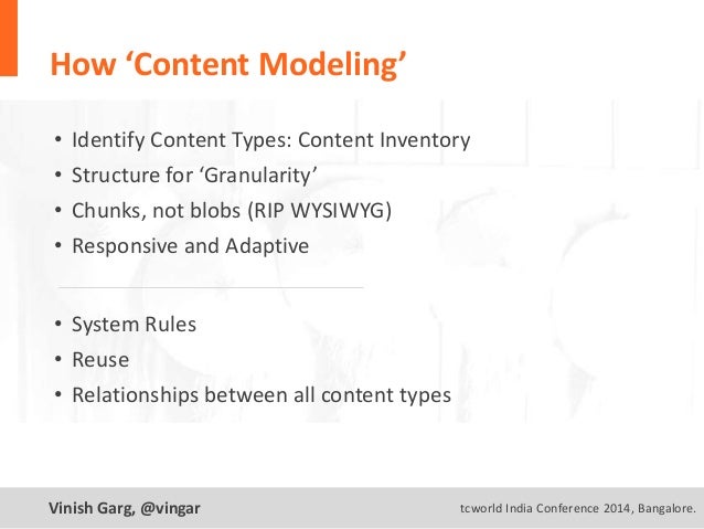 Content Modeling: What, Why, and How