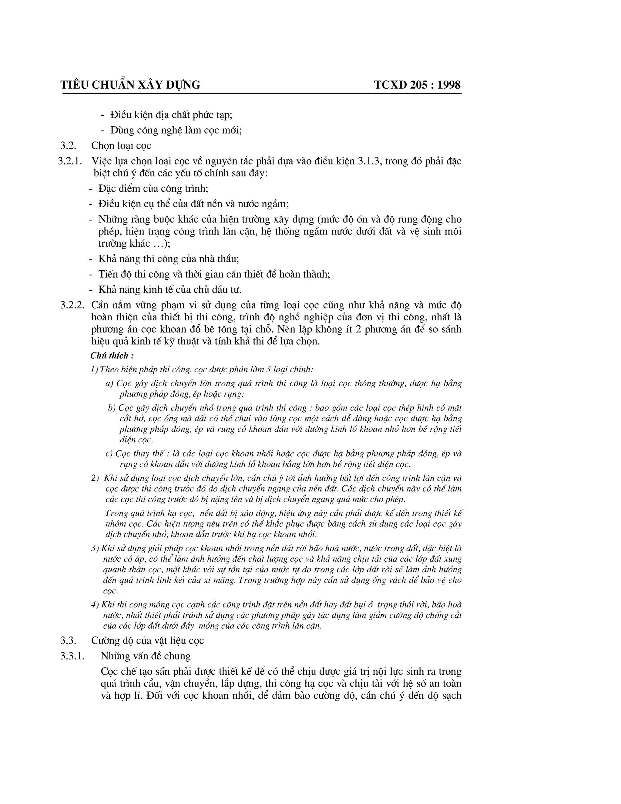 Tcxdvn 205.1998 mong coc. tieu chuan thiet ke | PDF