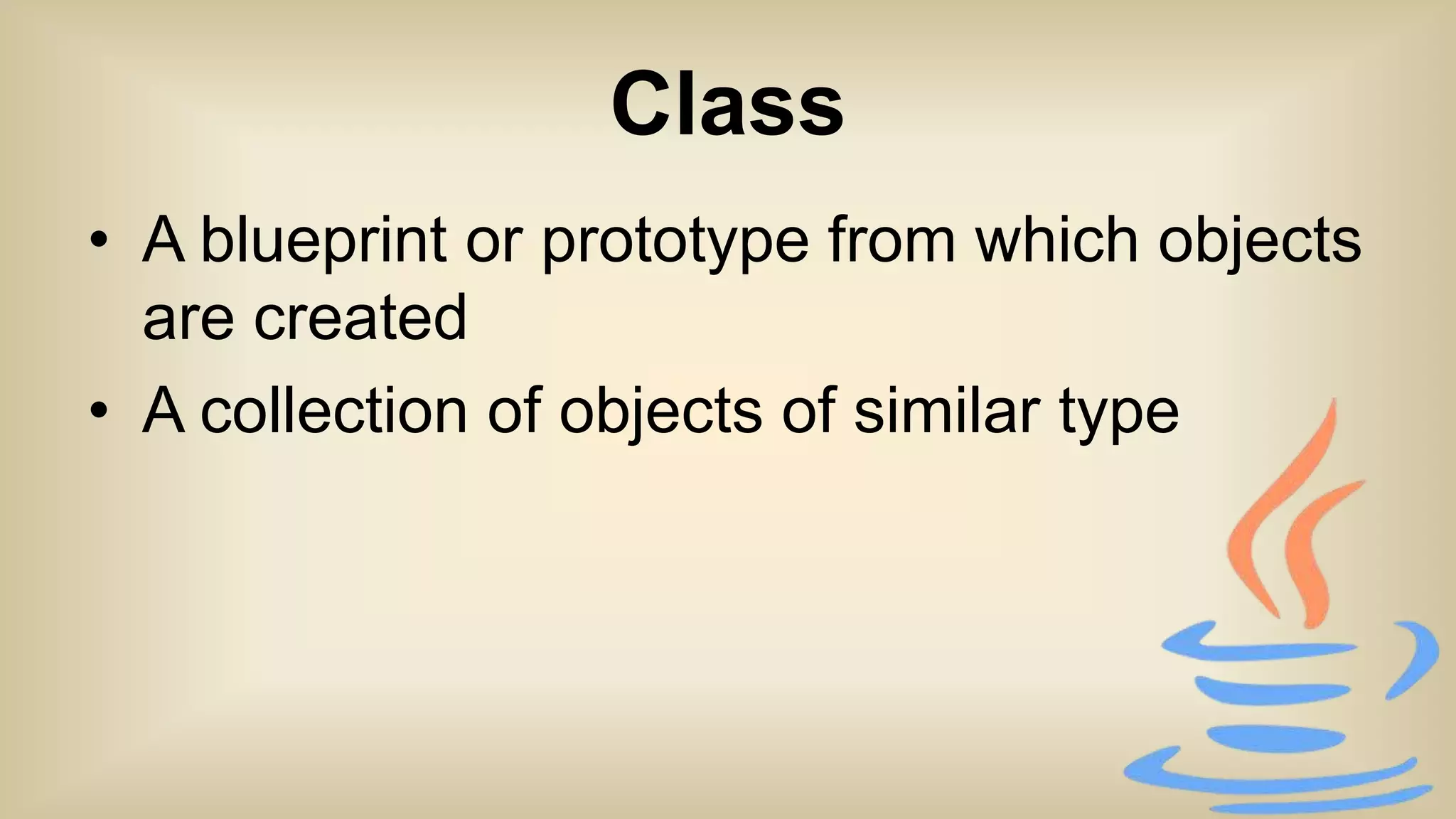 Basic Concepts Of Oops Object Oriented Programming In Java Ppt