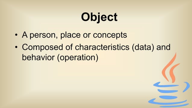 Basic Concepts Of Oops Object Oriented Programming In Java Ppt 7657