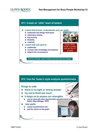 Test Management for Busy People | PDF