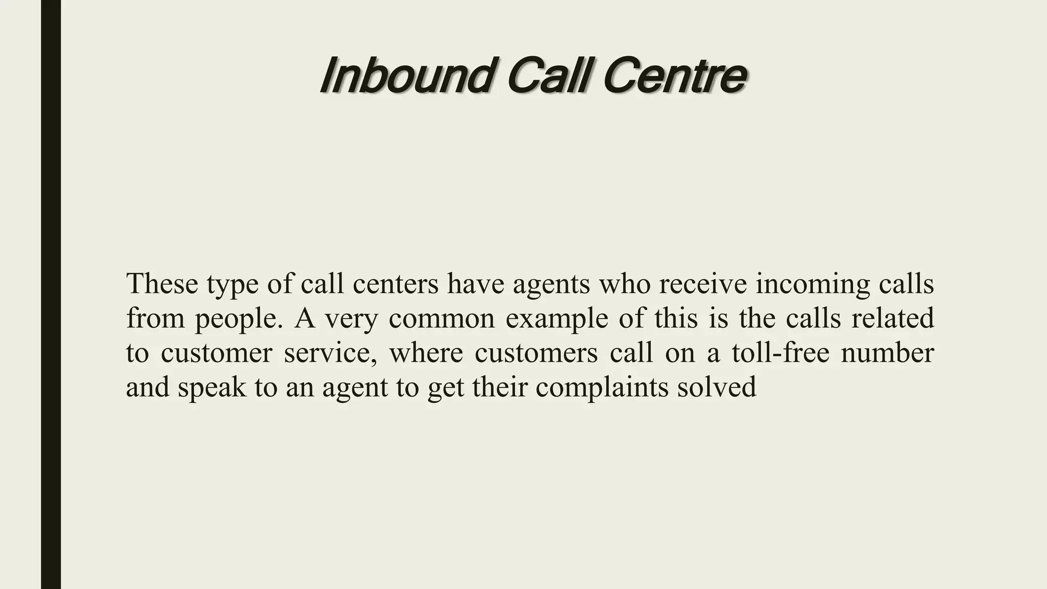 Call Centre Training | PPTX