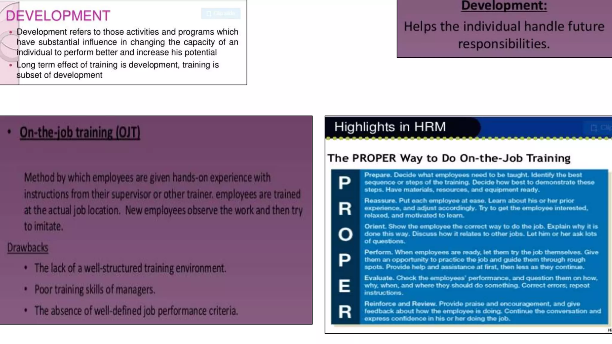 Training and Development | PPT