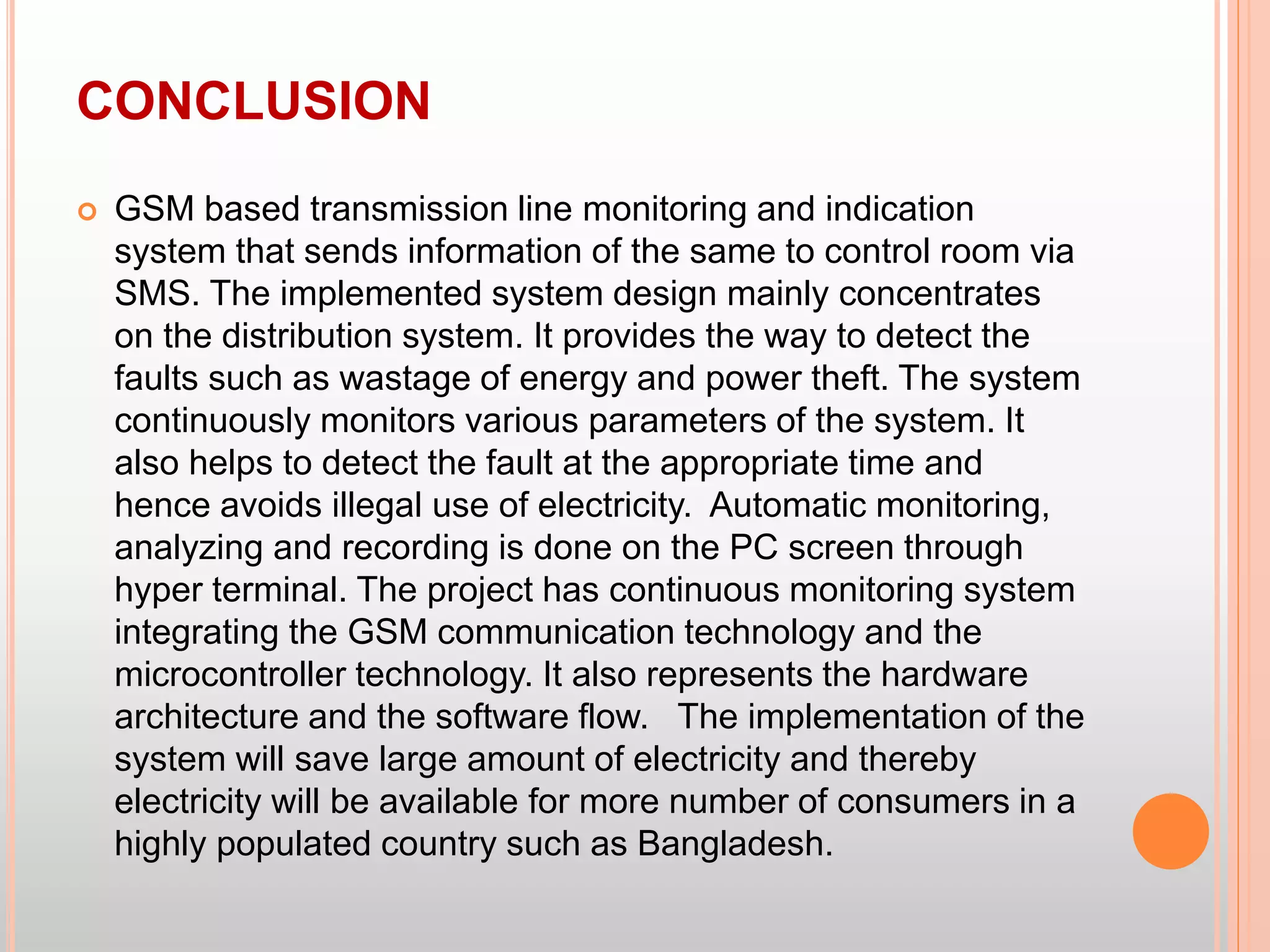 FIND TRANSMISSION LINE FAULT AND LOCATION DETECTION | PPTX