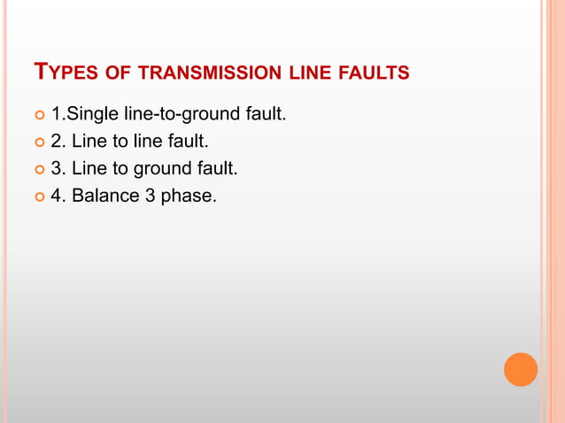 FIND TRANSMISSION LINE FAULT AND LOCATION DETECTION | PPTX | Computing ...