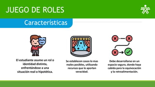 SIMULACION Y JUEGO de ROLES EN LA FORMACION SENA | PPT