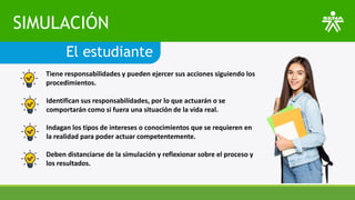 SIMULACION Y JUEGO de ROLES EN LA FORMACION SENA | PPT