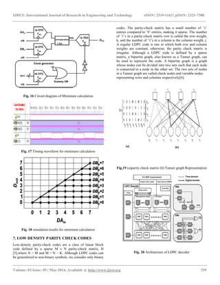 Td ams processing for vlsi implementation of ldpc decoder | PDF