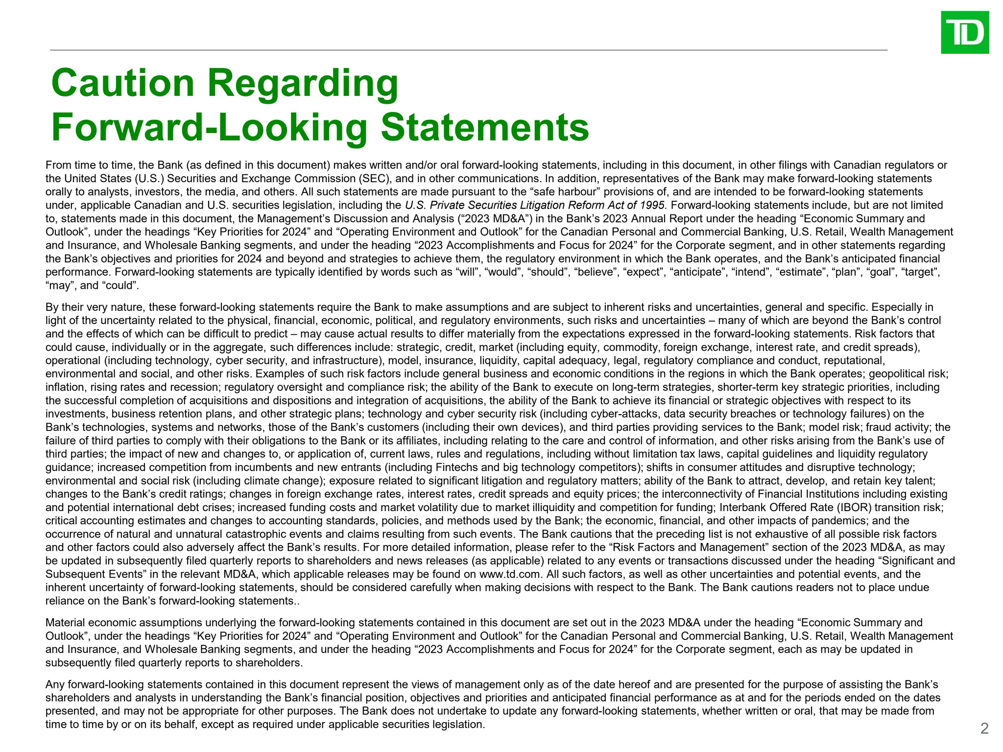 Toronto dominion bank investor presentation.pdf