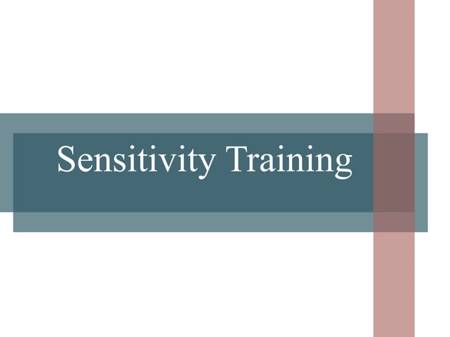 Training & Development: Role Play, Sensitivity Training & Behavioral ...