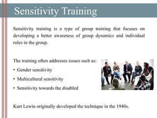 Training & Development: Role Play, Sensitivity Training & Behavioral ...