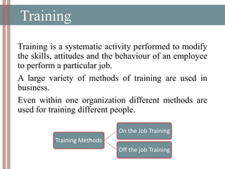Training & Development: Role Play, Sensitivity Training & Behavioral ...