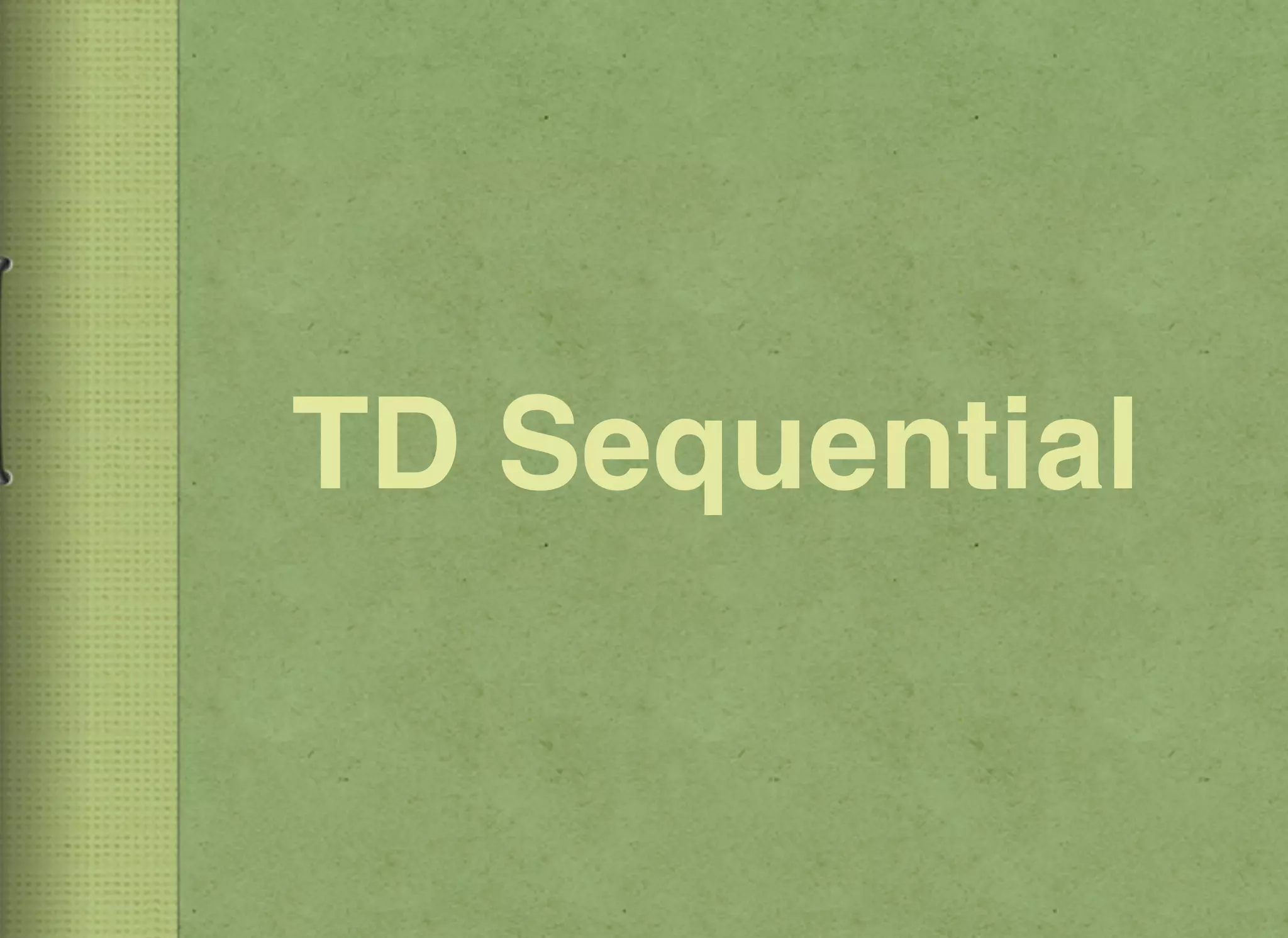 TD Sequential Count | PPT