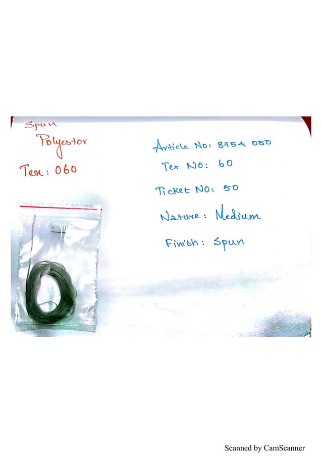 Sewing thread-definition, types and costing | PDF