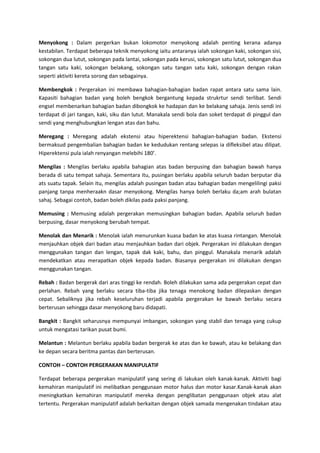 Td10003 kepentingan pergerakan asas dan manipulatif | PDF