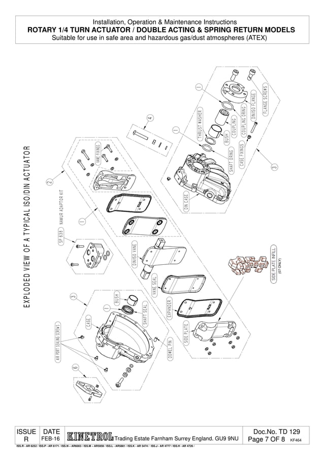Installation, Operation & Maintenance Instructions for Kinetrol Rotary ...