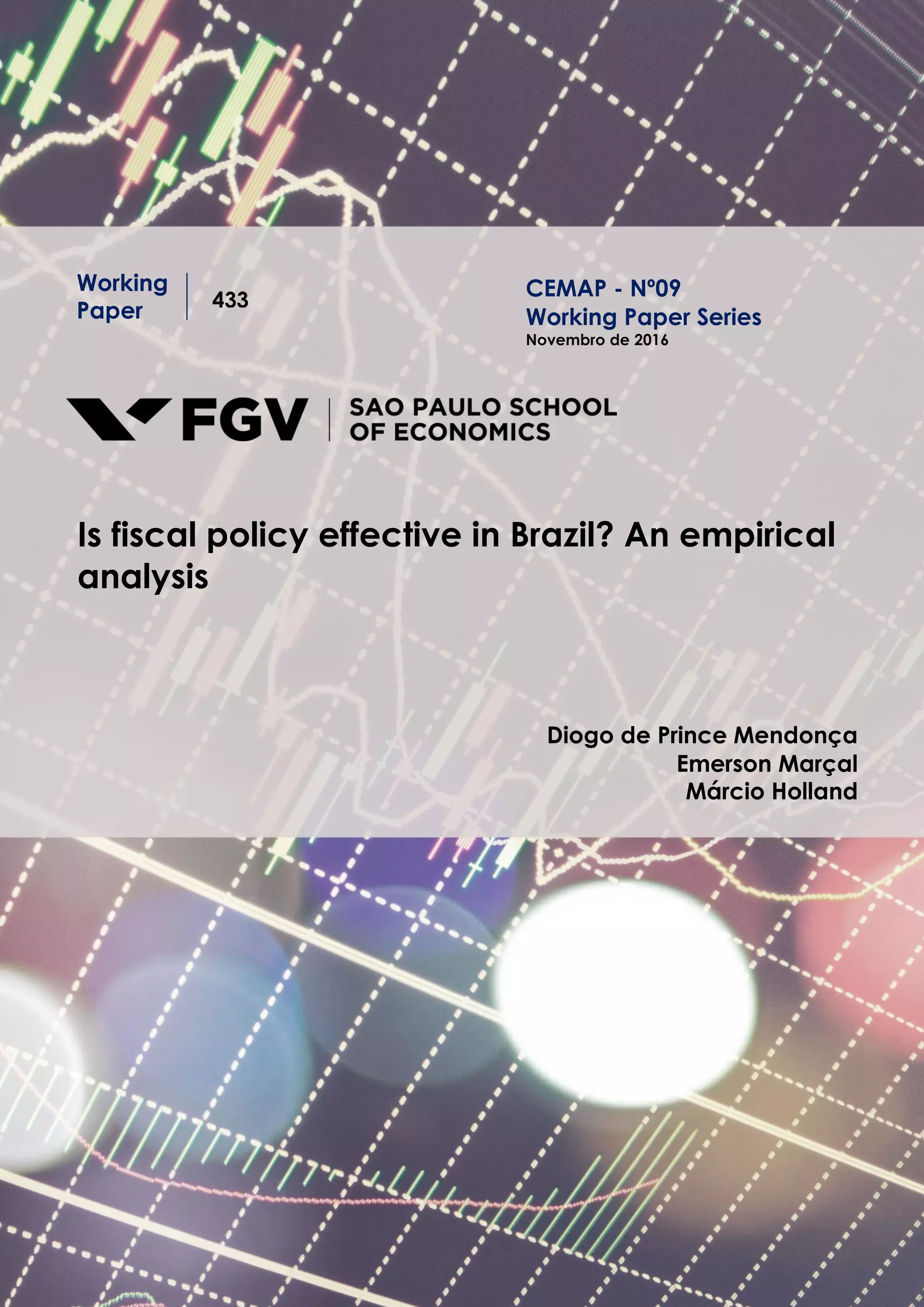 Is fiscal policy effective in Brazil? An empirical analysis | PDF