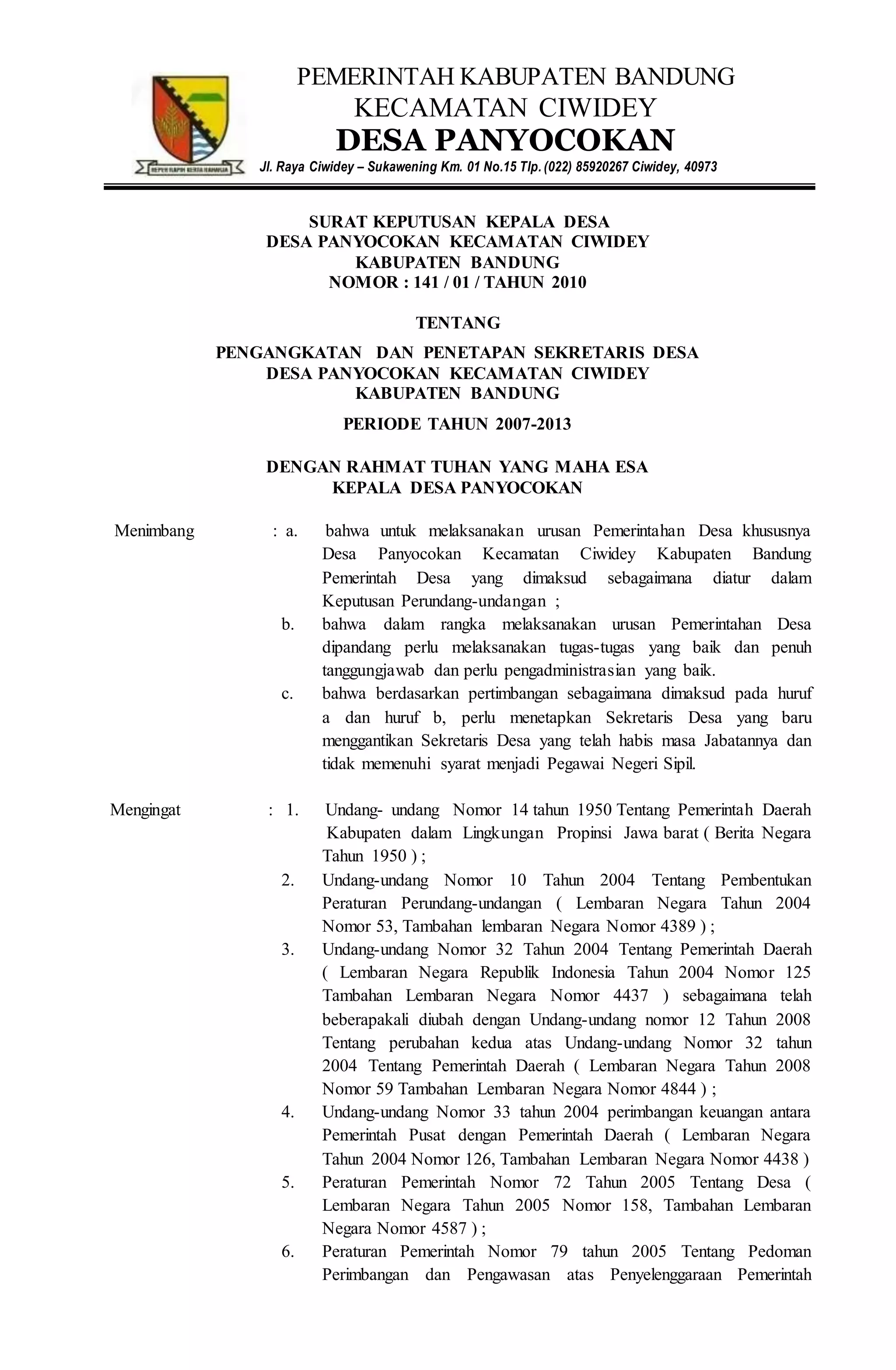 Sk sekdes definitif | PDF