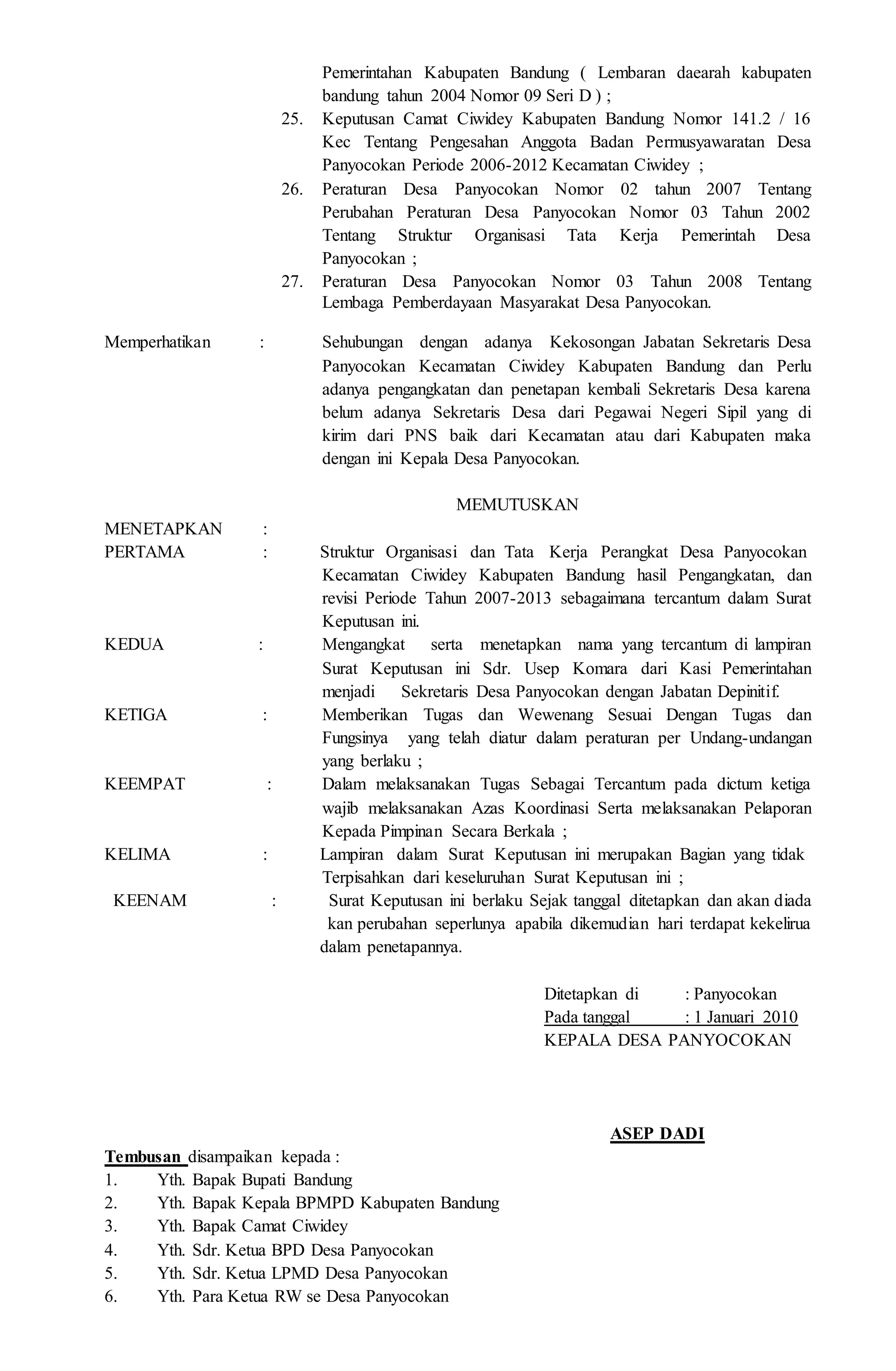 Sk sekdes definitif | PDF