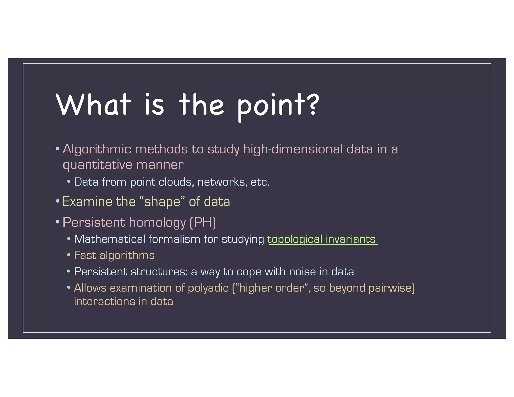 Introduction to Topological Data Analysis | PDF