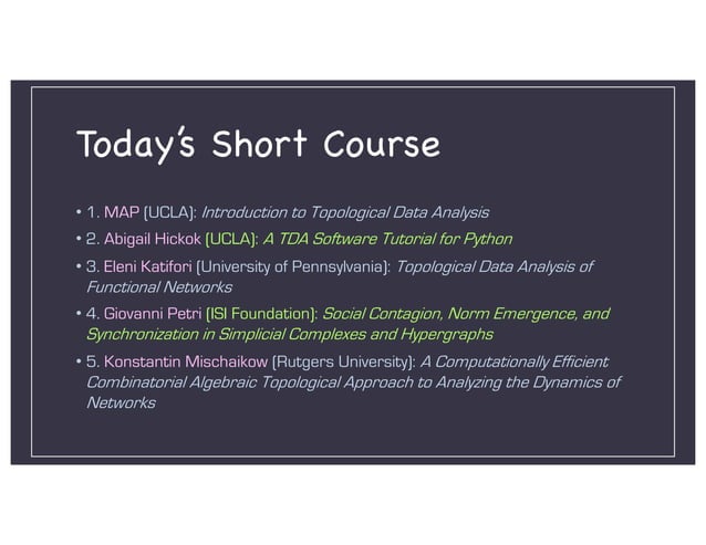 Introduction to Topological Data Analysis | PDF