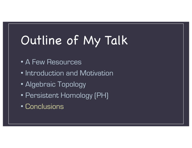 Introduction to Topological Data Analysis | PDF