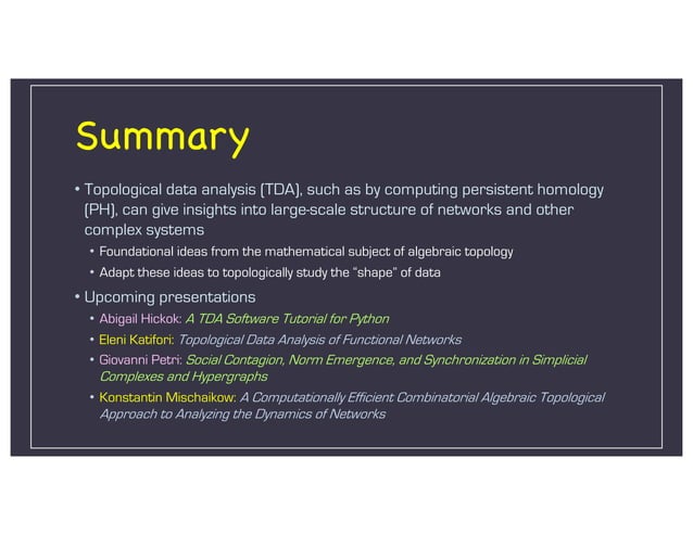 Introduction to Topological Data Analysis | PDF