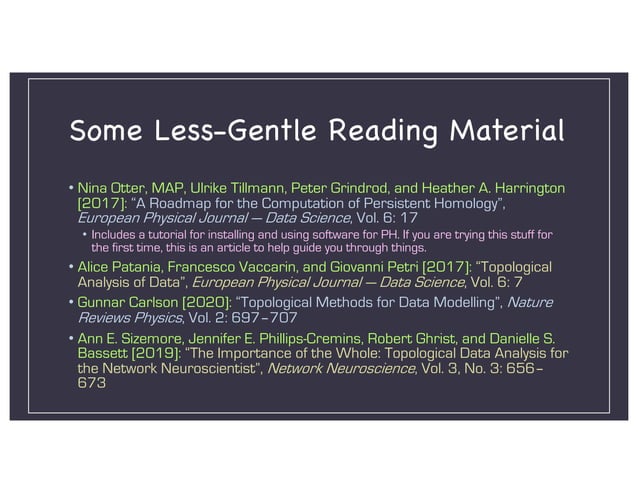 Introduction to Topological Data Analysis | PDF