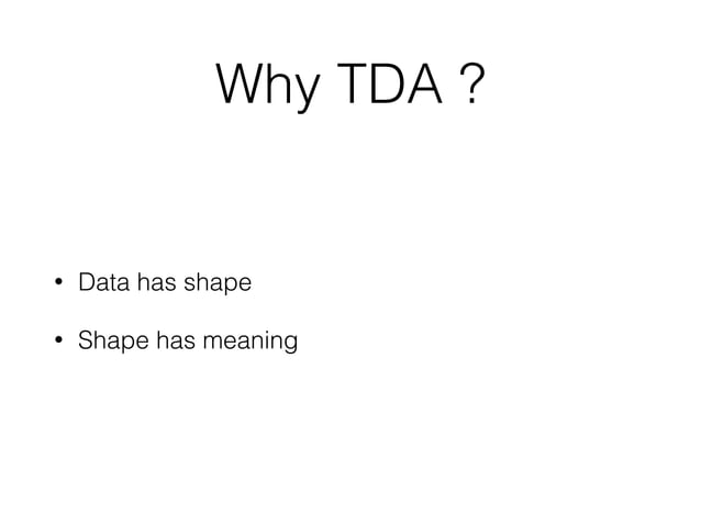Introduction to Topological Data Analysis | PDF | Databases | Computer Software and Applications