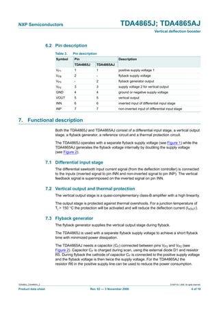 TDA4865AJ Equivalent IC: Pinout, Features, Application and Circuit | PDF