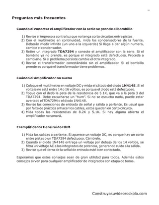Tda7294 amplificador 180 w | PDF