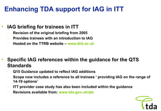 TDA Guidance | PPT