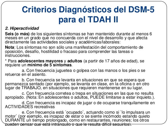 TDAH DSM-5