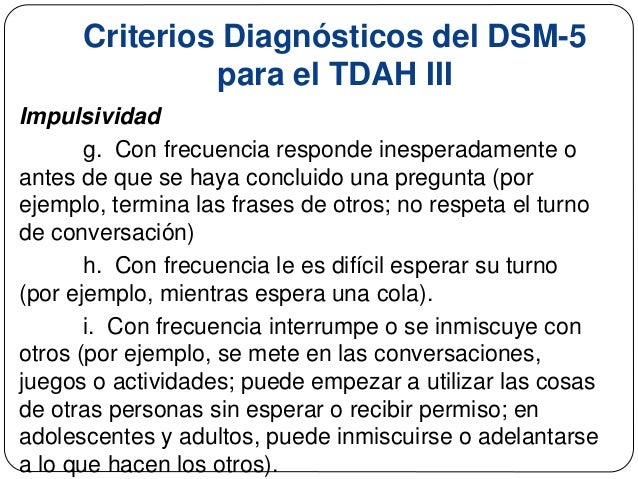 TDAH DSM-5
