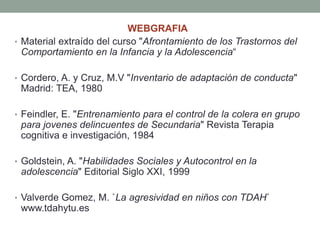 TDAH y agresividad infantil | PPTX
