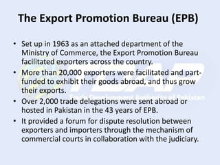 TDAP - Trade Development Authority of Pakistan | PPTX