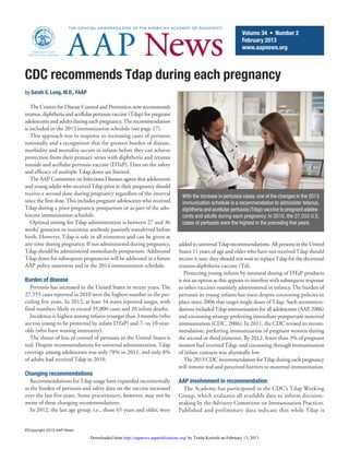 Tdap en embarazadas recomendaciones aap news-2013-long-8 | PDF